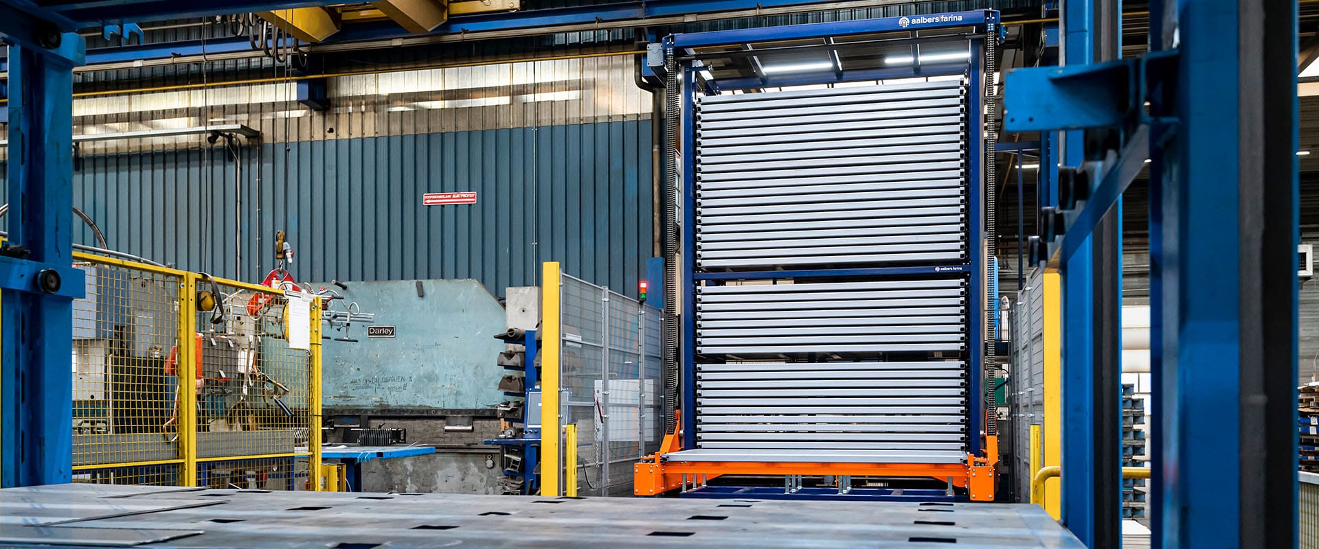 Racks for steelplate storage | efficient solutions from aalbers|farina